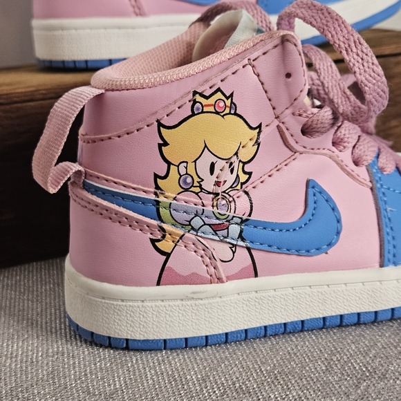 Nike | Shoes | Nike Air Jordan Mid Princess Peach Super Mario World ...